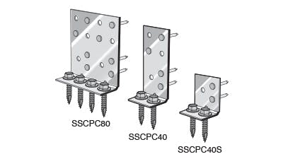 CPC80 ZINC CONCEALED PURLIN CLEAT (ZBCPC80G)