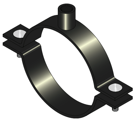 Buy FLEXISTRUT - M10 NUT CLIP POWDER COATED BLACK 76HDPE ...